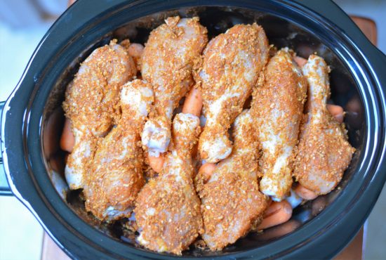 Smothered Chicken - Easy Crockpot Chicken Legs Recipe
