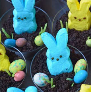 Easy Easter Bunny Cake Made with 2 Round Pans - Mommy's Fabulous Finds