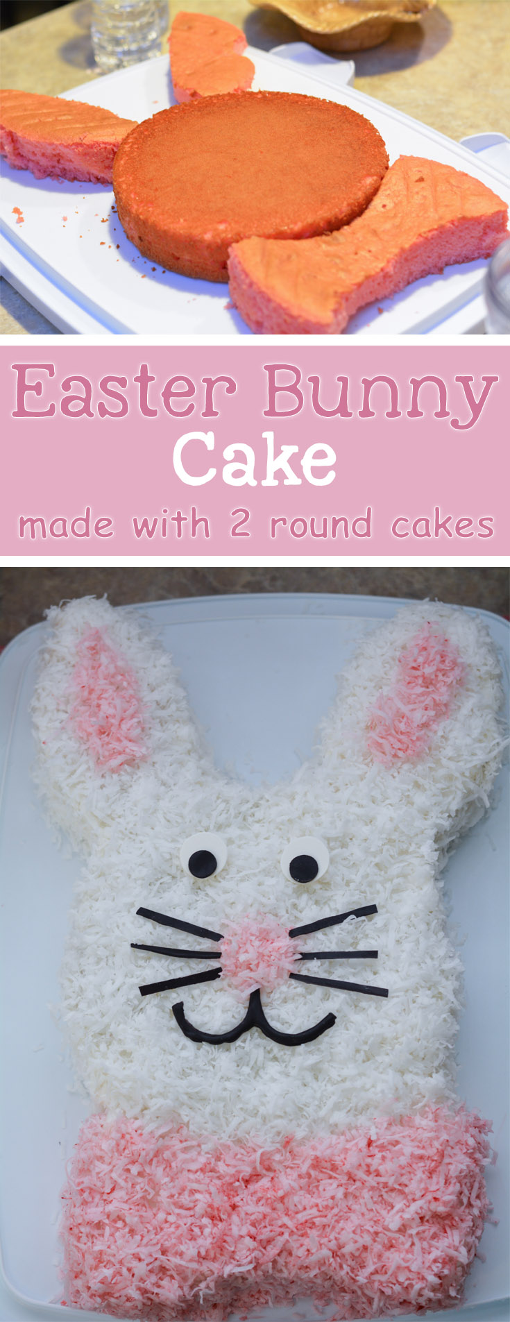 Easy Easter Bunny Cake - Mommy's Fabulous Finds