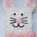 Easy Easter Bunny Cake Made with 2 Round Pans - Mommy's Fabulous Finds
