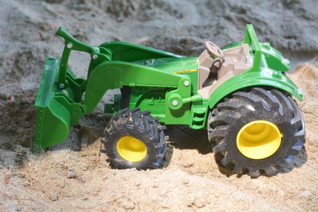 Outdoor Fun With John Deere Monster Treads Tractor with Wagon and ...